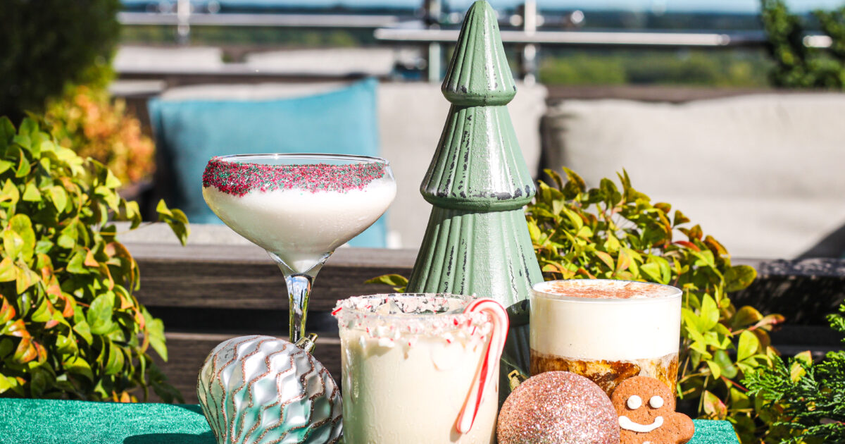 Holiday Cocktails in Downtown Raleigh | 10th & Terrace Rooftop